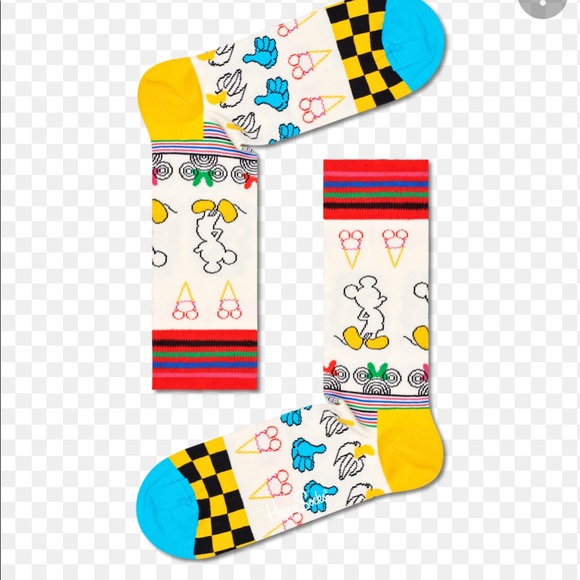 Happy Socks | Accessories | Happy Socks Sunny Sketch Socks Mickey Mouse ...